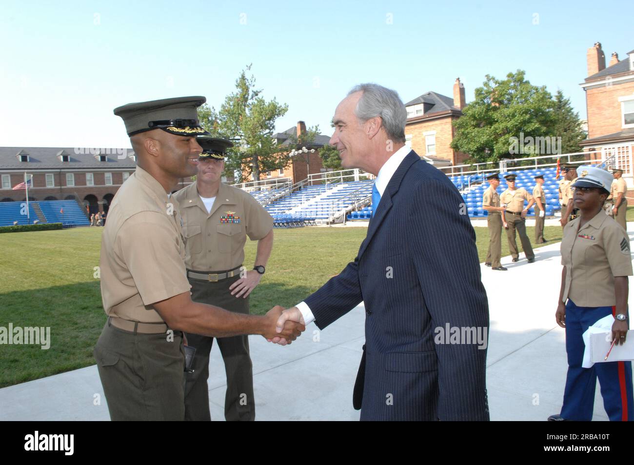 Visit of Secretary Dirk Kempthorne to the Marine Barracks, Washington ...