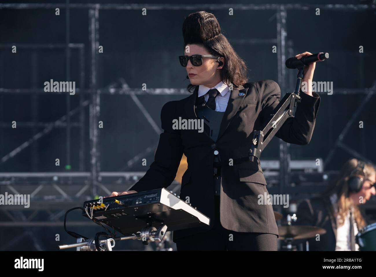 Madrid, Spain. 07th July, 2023. Carina Round member of the Puscifer ...