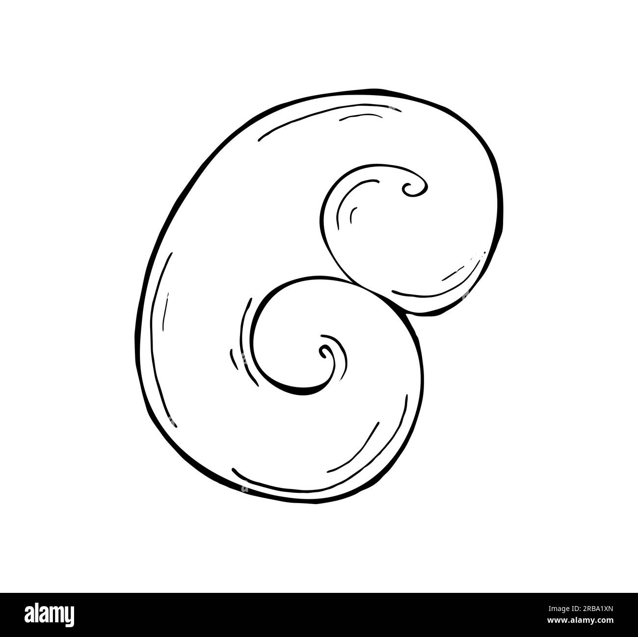 hand-drawn roll bun Stock Vector Image & Art - Alamy