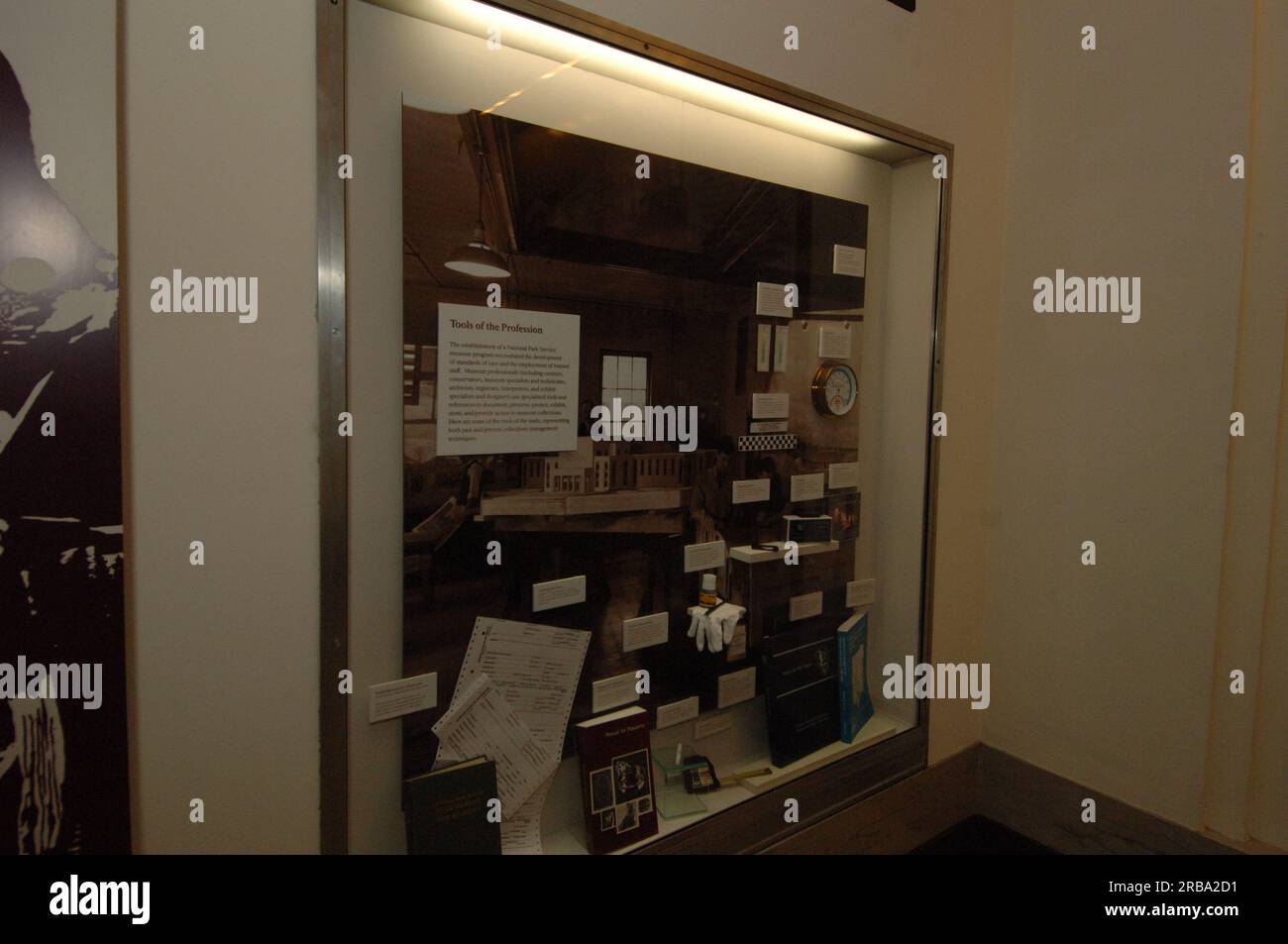 Interior Museum exhibits, viewing spaces Stock Photo - Alamy