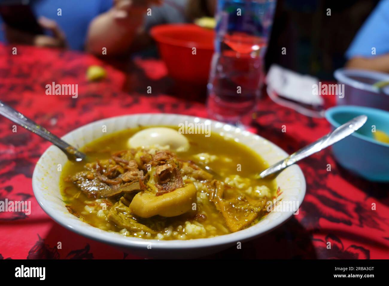 Soto jeroan Madura Maduran Offal Soup. Sold at the traditional food ...
