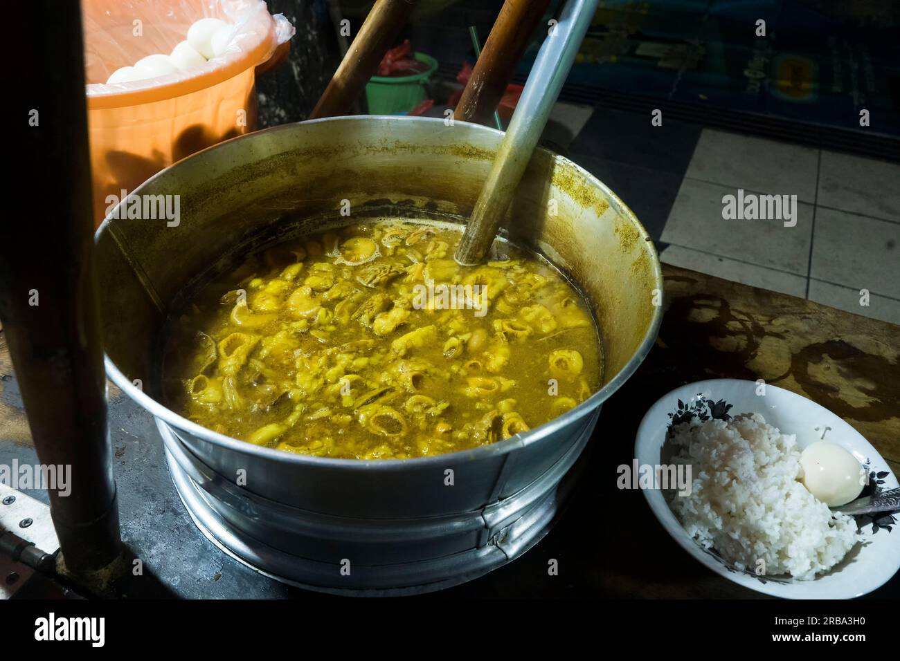 Soto jeroan Madura Maduran Offal Soup. Sold at the traditional food ...