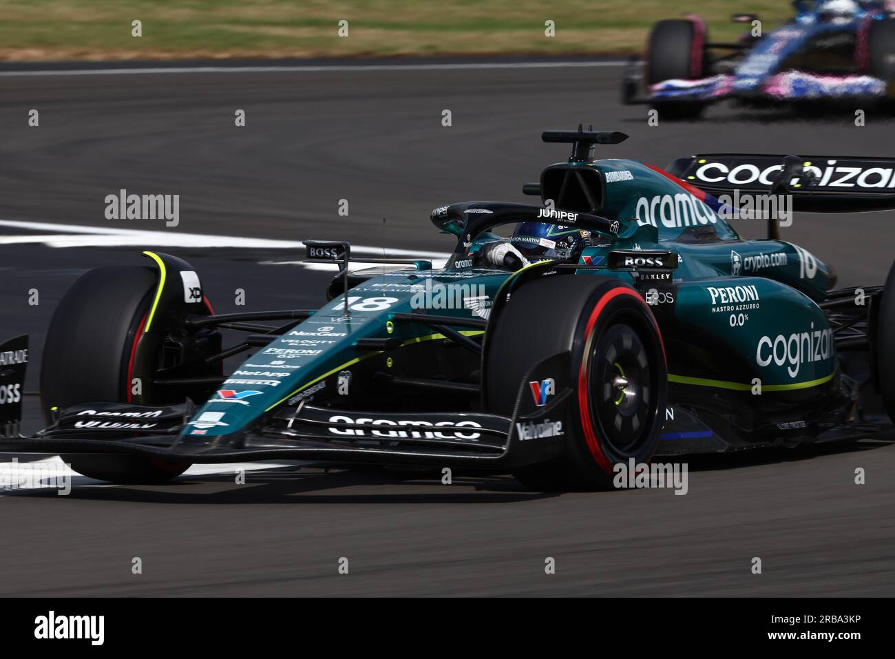 Silverstone, UK. 08th July, 2023. Lance Stroll (CDN) Aston Martin F1 ...