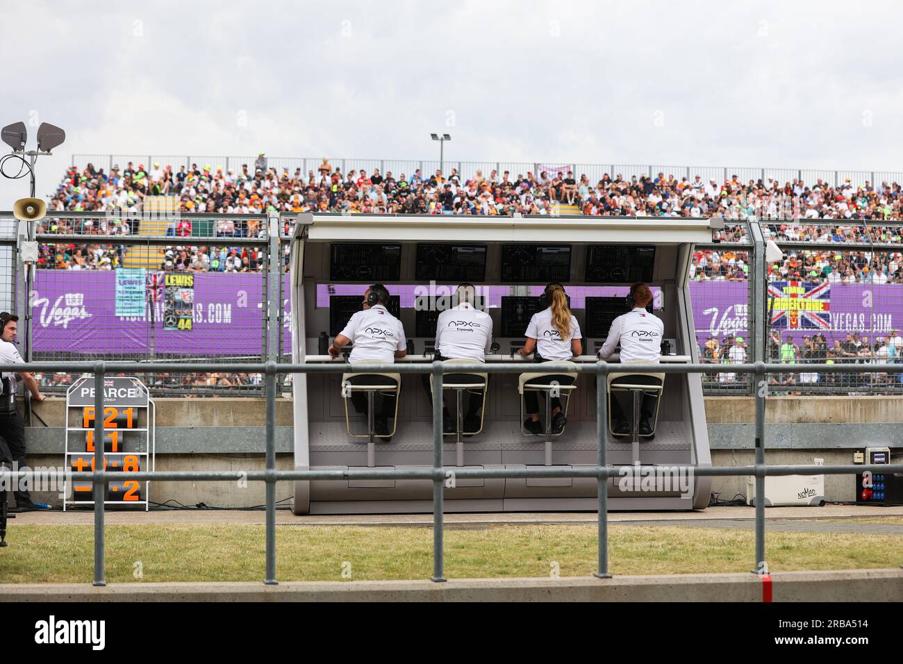 pitwall fictional engineers of the APEX APXGP team for the F1 movie by ...