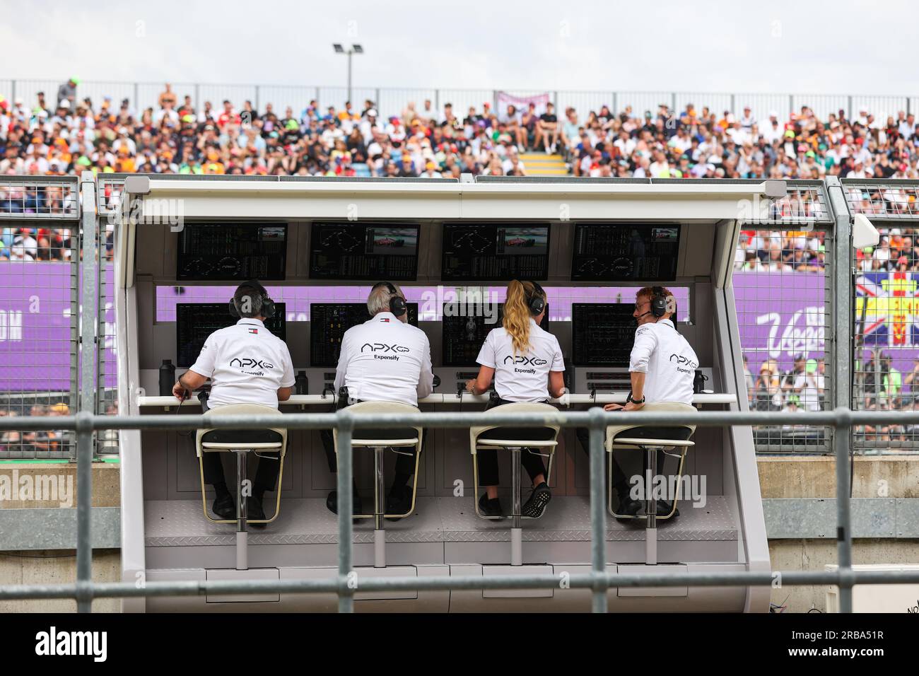 pitwall fictional engineers of the APEX APXGP team for the F1 movie by ...