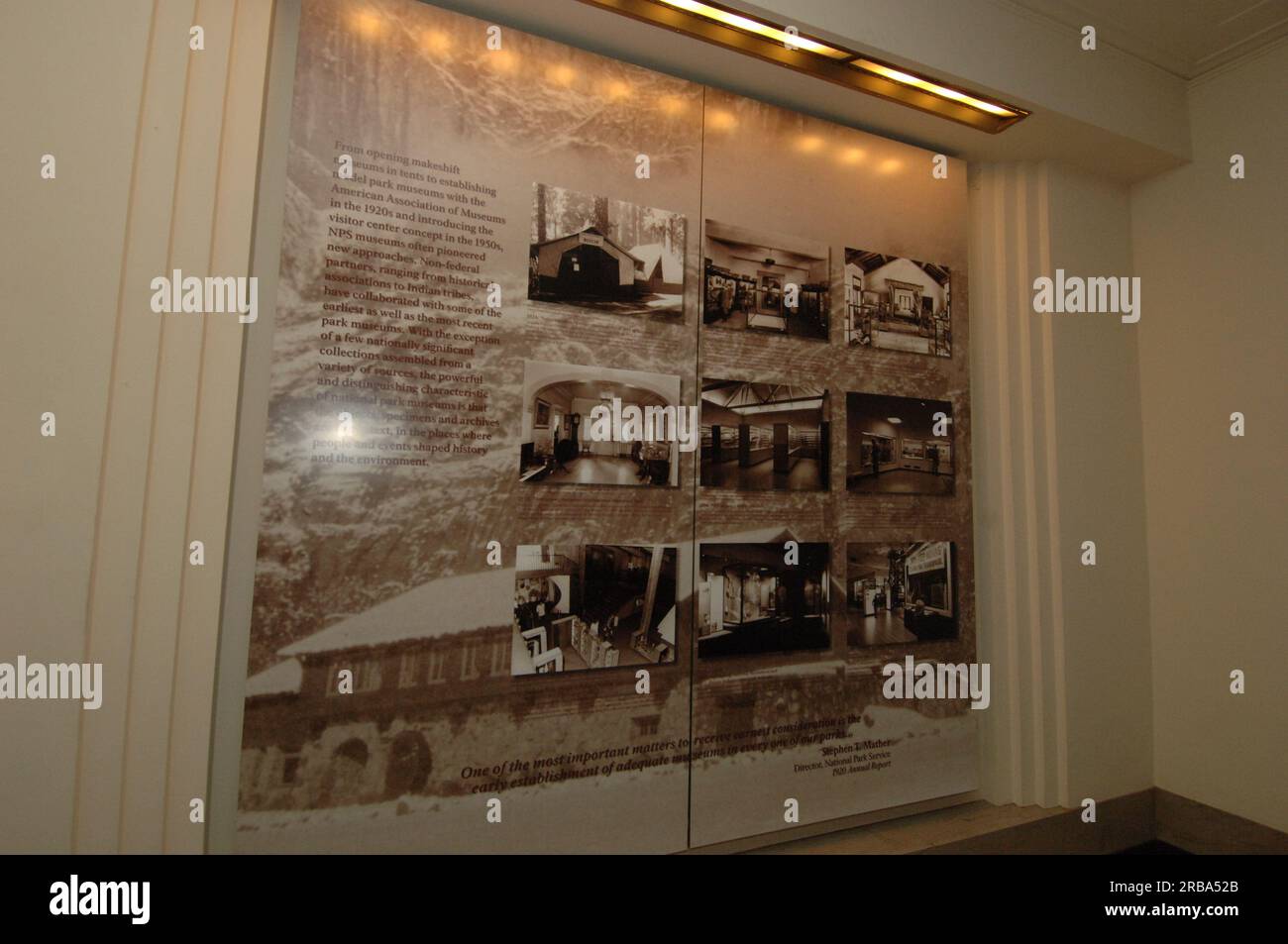 Interior Museum exhibits, viewing spaces Stock Photo - Alamy