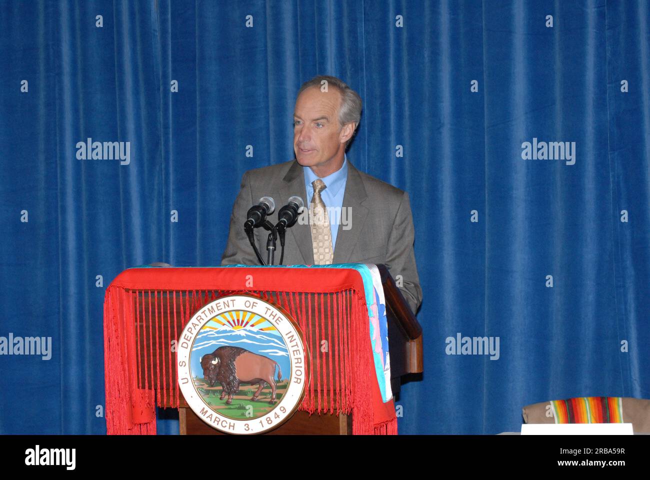 Signing ceremony, at Main Interior, for the annual funding agreement ...