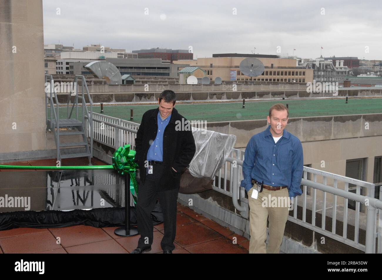 Event marking the success of the Green Roof installation atop the Main ...
