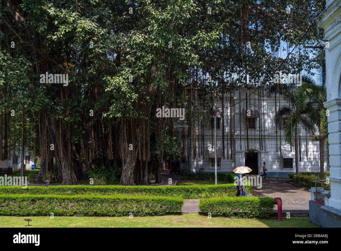 Colombo, Sri Lanka -- April 6, 2023. Photo of people walking in the ...
