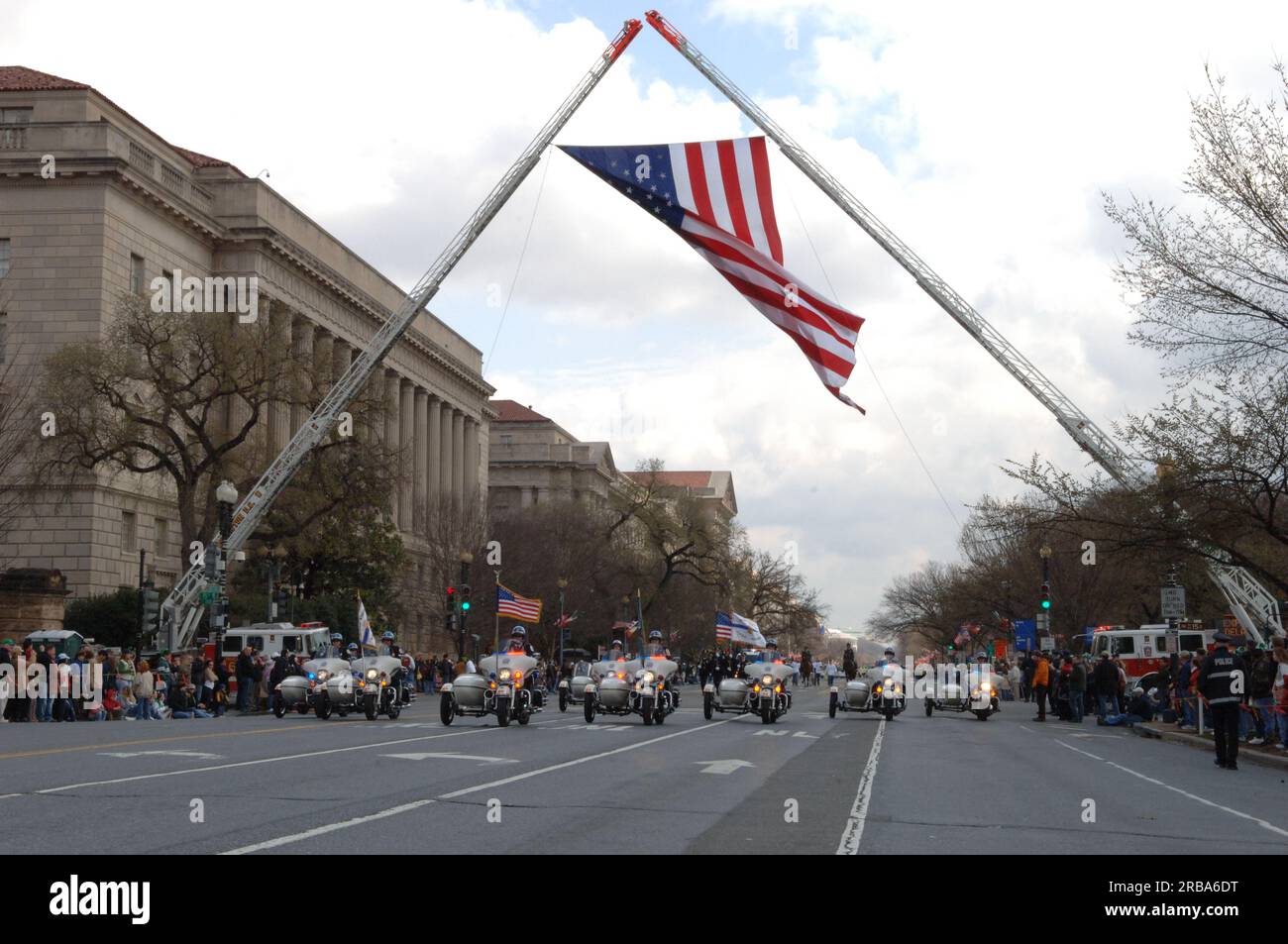 Annual St. Patrick's Day Parade along Constitution Avenue, Washington ...