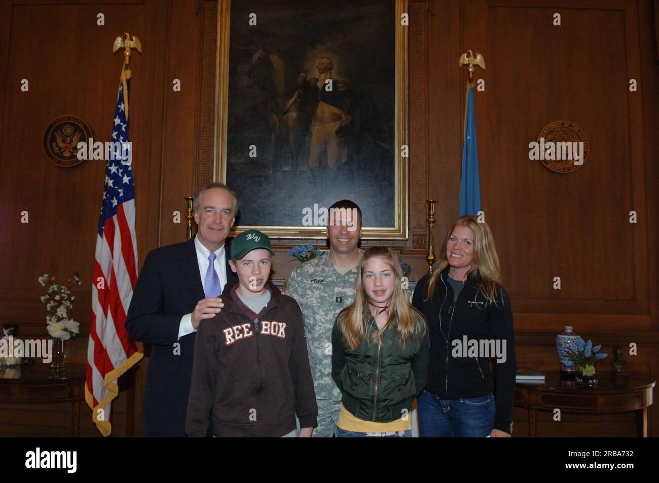 Secretary Dirk Kempthorne receiving visit at Main Interior from U.S ...