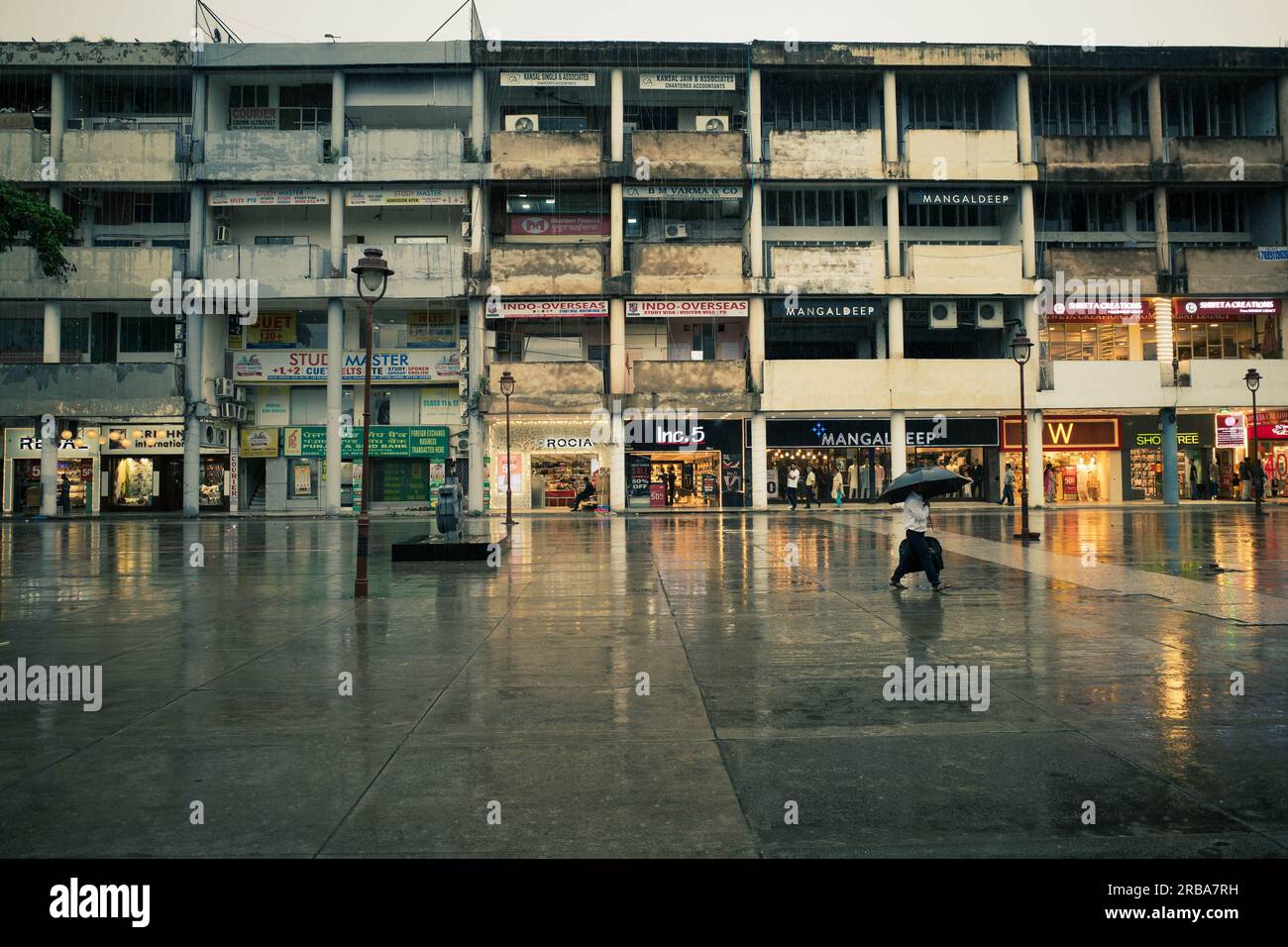 Sector 17 Chandigarh Stock Photo - Alamy