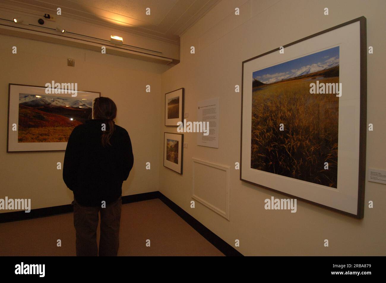 Interior Museum exhibits, viewing spaces Stock Photo - Alamy