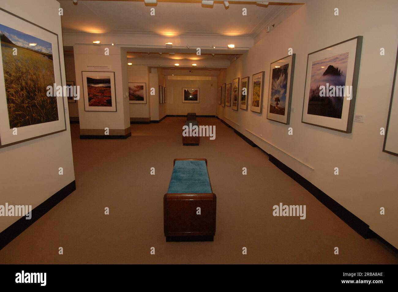Interior Museum exhibits, viewing spaces Stock Photo - Alamy