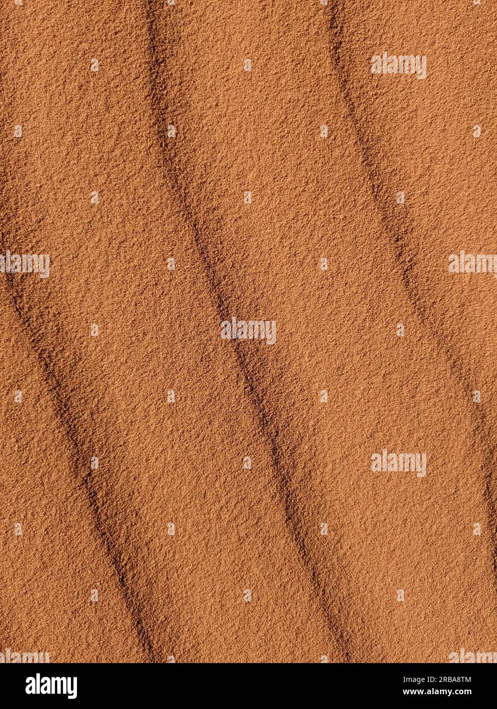 Orange color sand texture background. Wadi Rum desert, Jordan, scenic ...