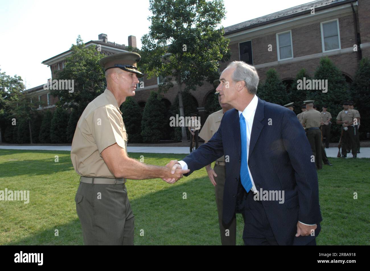 Visit of Secretary Dirk Kempthorne to the Marine Barracks, Washington ...