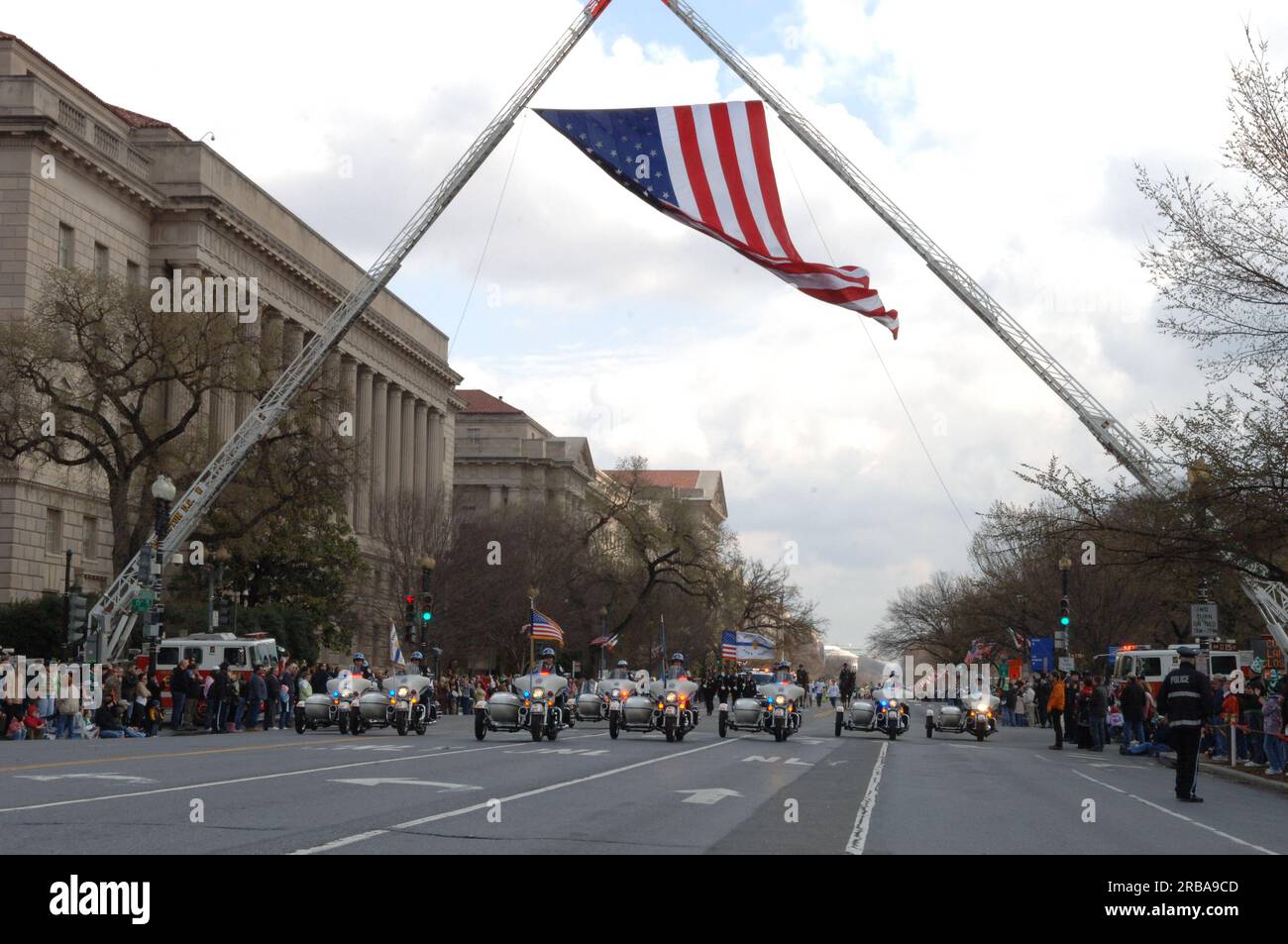 Annual St. Patrick's Day Parade along Constitution Avenue, Washington ...