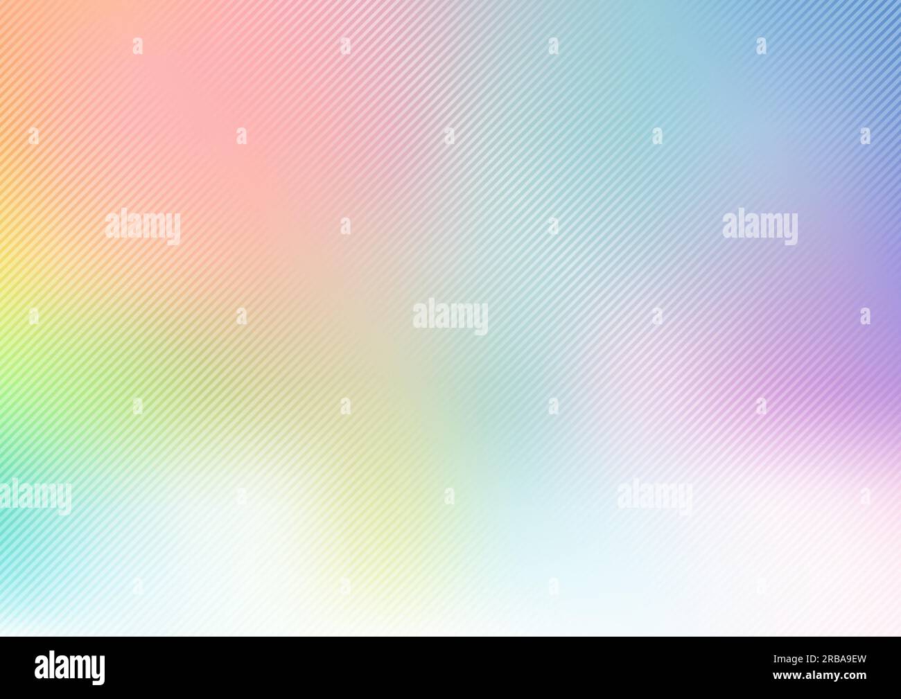 Abstract Rainbow Pastel Blurred Soft Background With Diagonal Lines