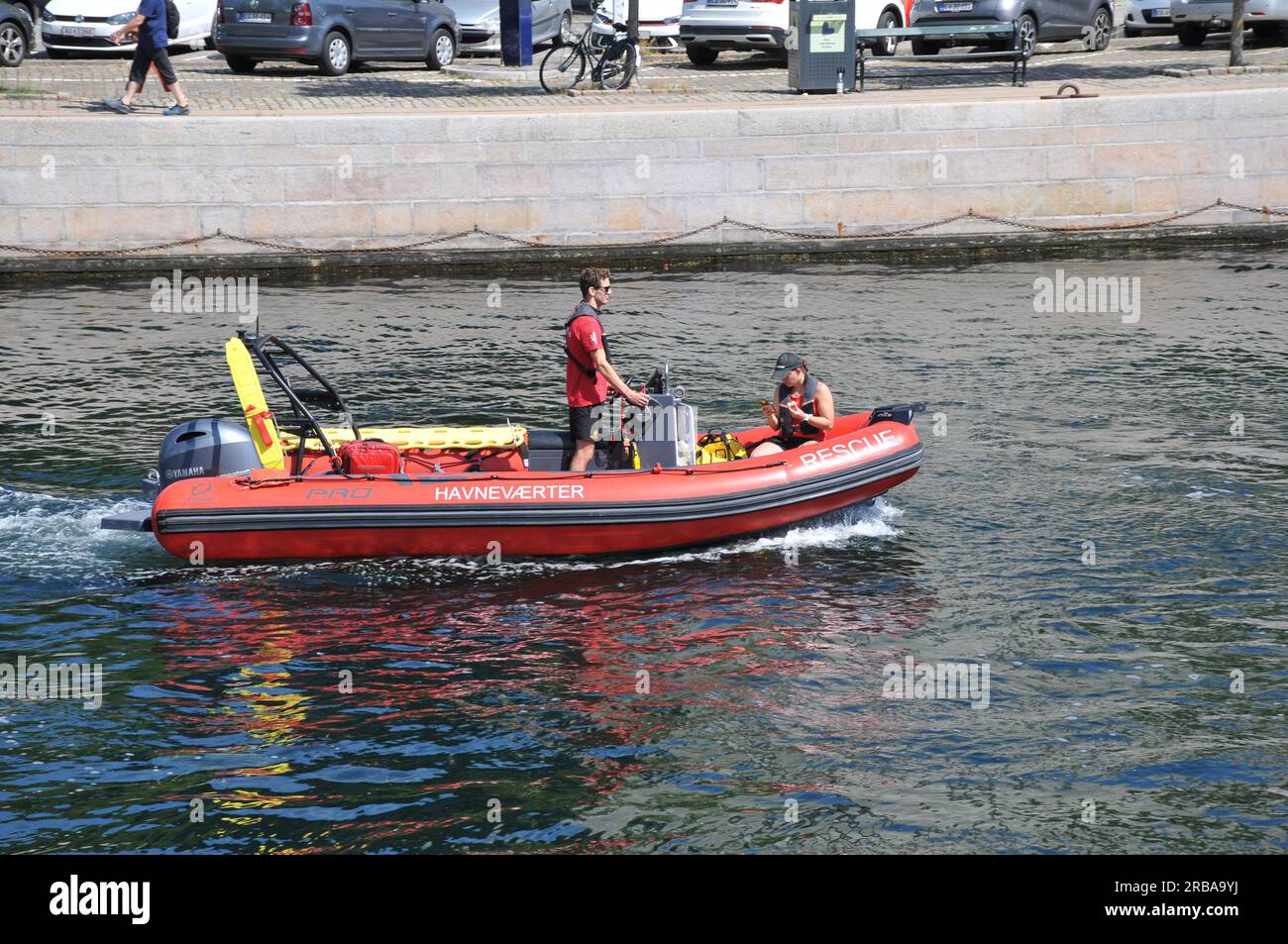 Habour rescue boat hi-res stock photography and images - Alamy