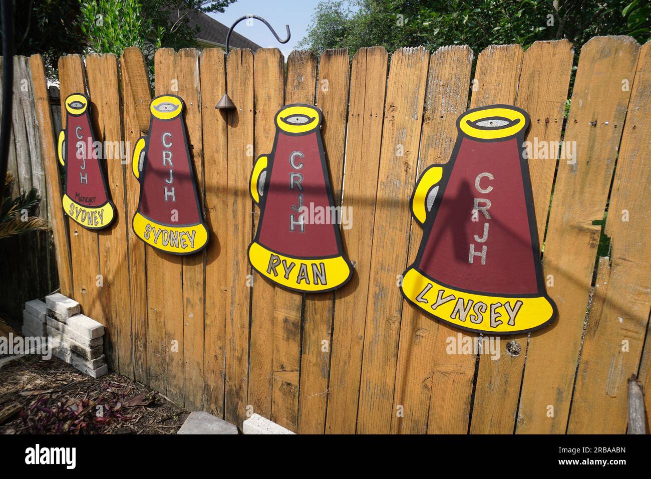 Cheer Leader Signs Stock Photo - Alamy