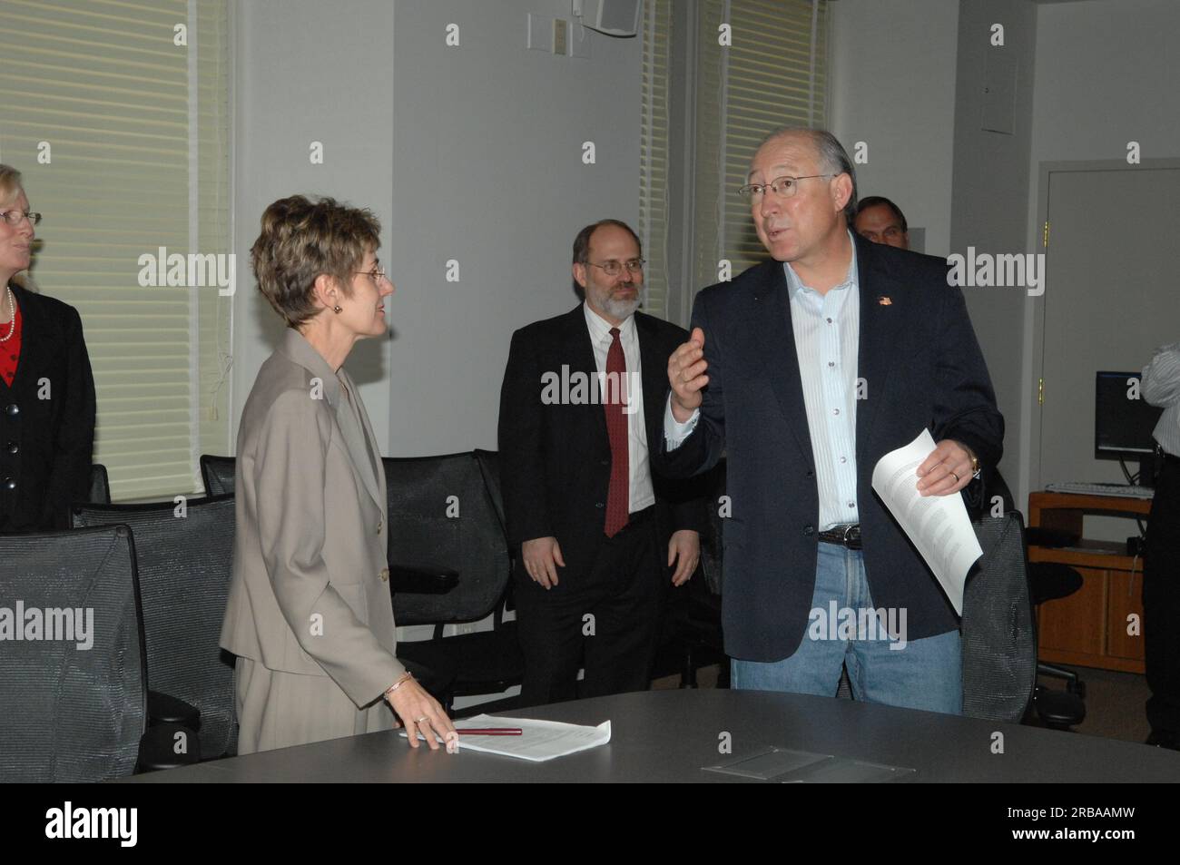 Colorado Senator, and Secretary of the Interior nominee, Ken Salazar ...