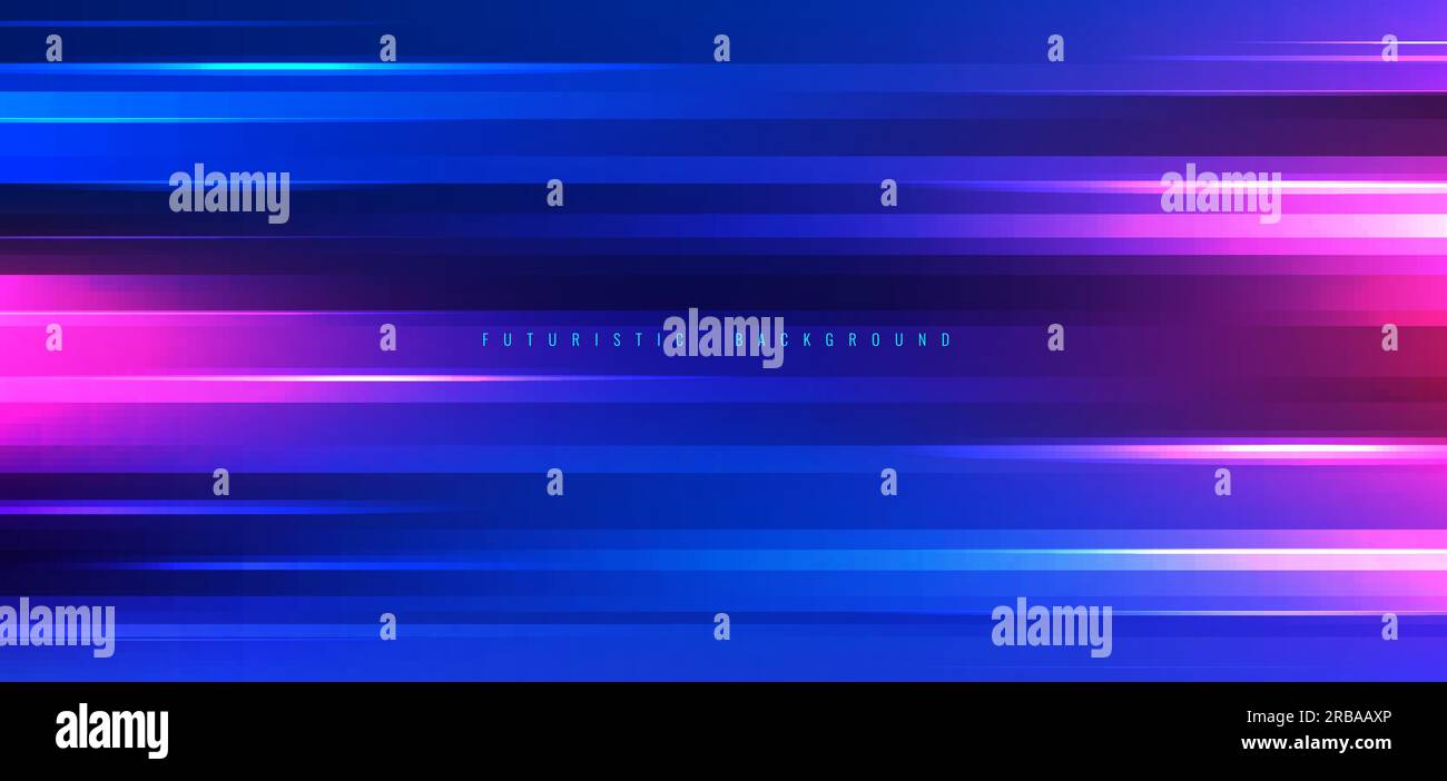 Abstract technology futuristic background neon lights effect shiny ...