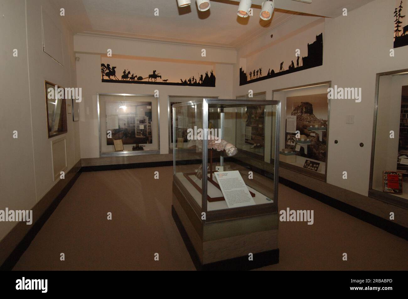 Interior Museum exhibits, viewing spaces Stock Photo - Alamy
