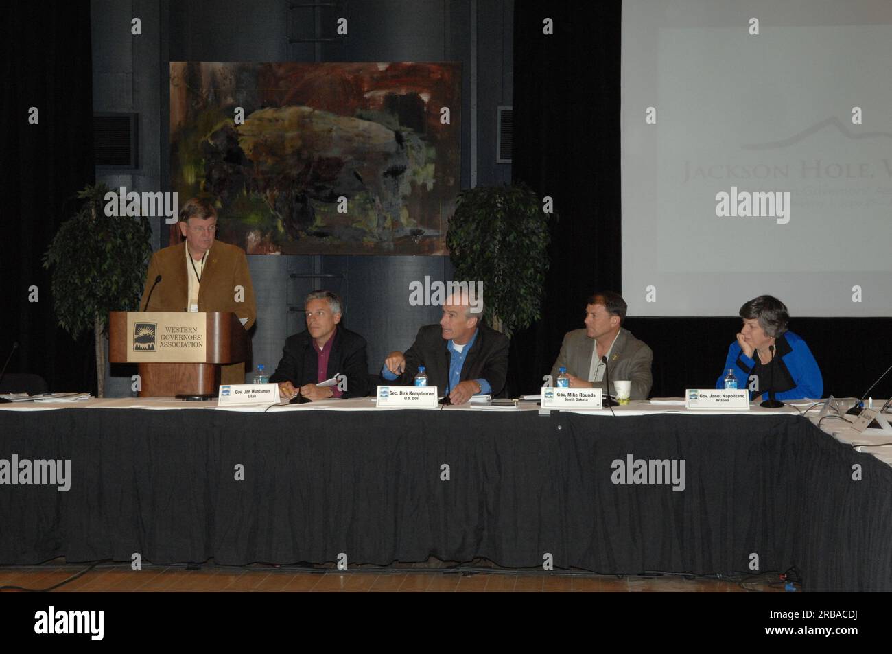 Activities at the Western Governors' Association Conference in Jackson ...