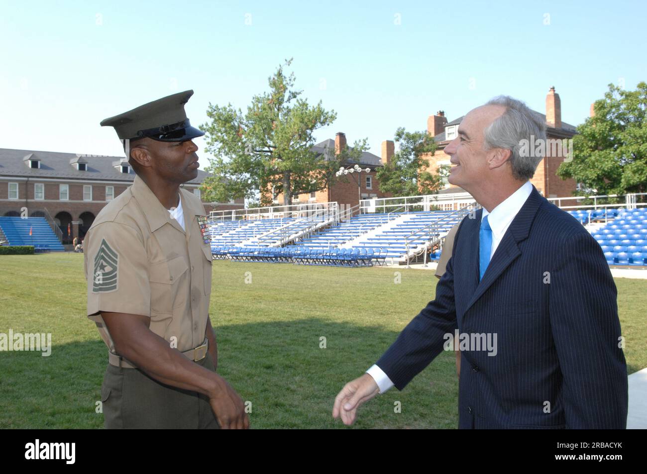 Visit of Secretary Dirk Kempthorne to the Marine Barracks, Washington ...