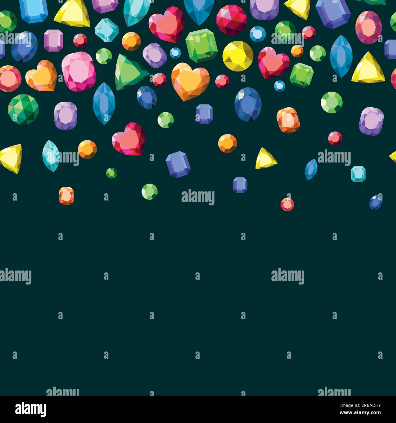 Coloured gems Stock Vector Images - Alamy