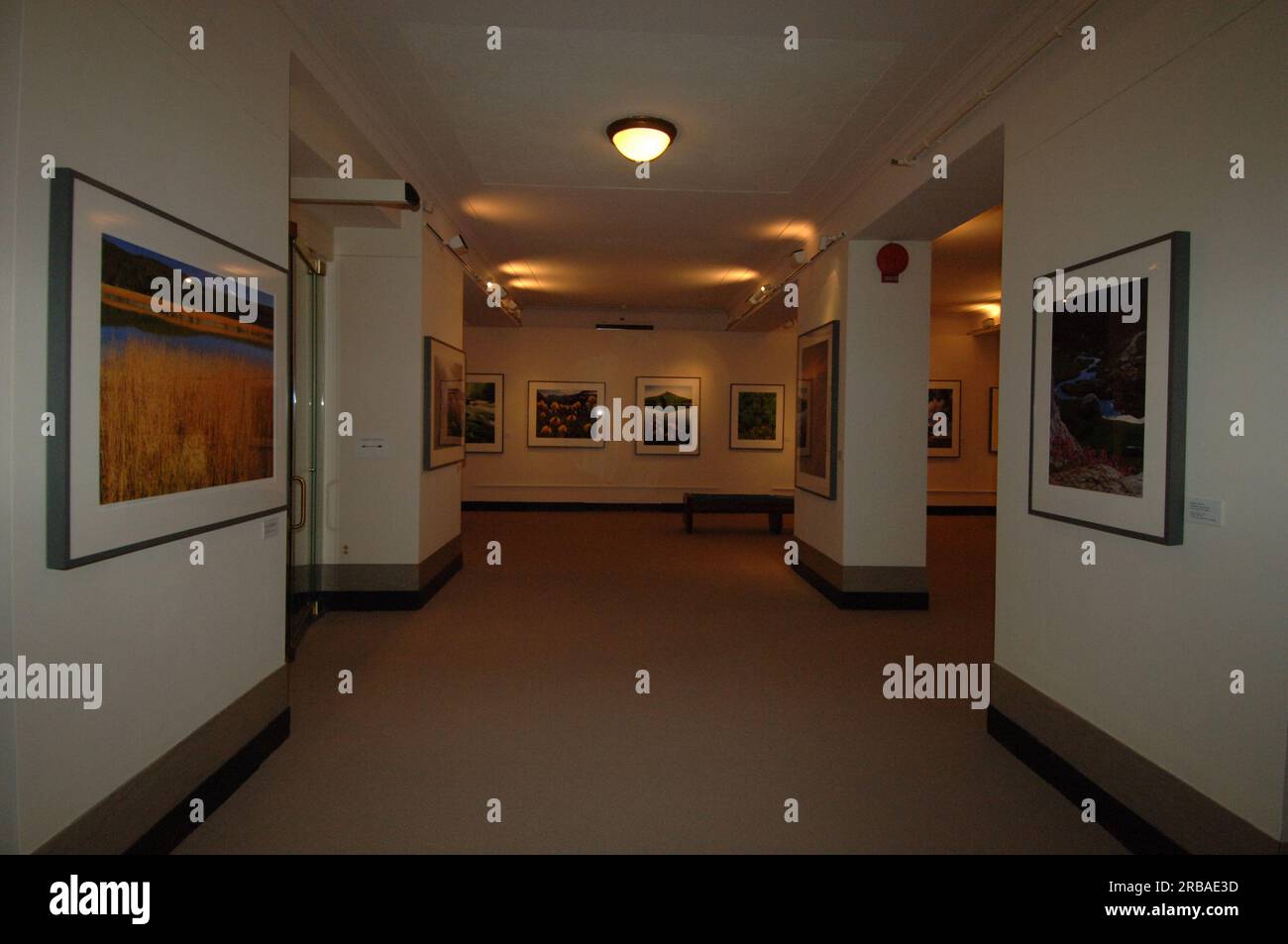 Interior Museum exhibits, viewing spaces Stock Photo - Alamy