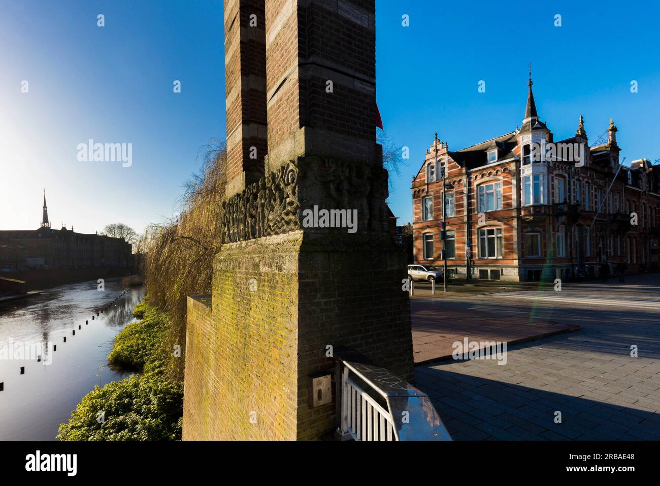 Den Bosch, North Brabant, Netherlands, The Dommel River Stock Photo - Alamy