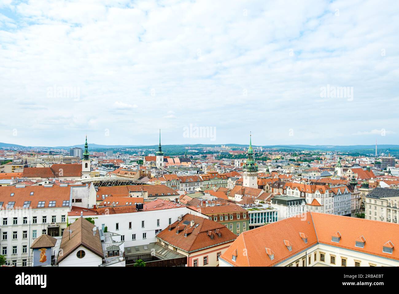Architecture and street view in Brno, Czech Republic Stock Photo - Alamy