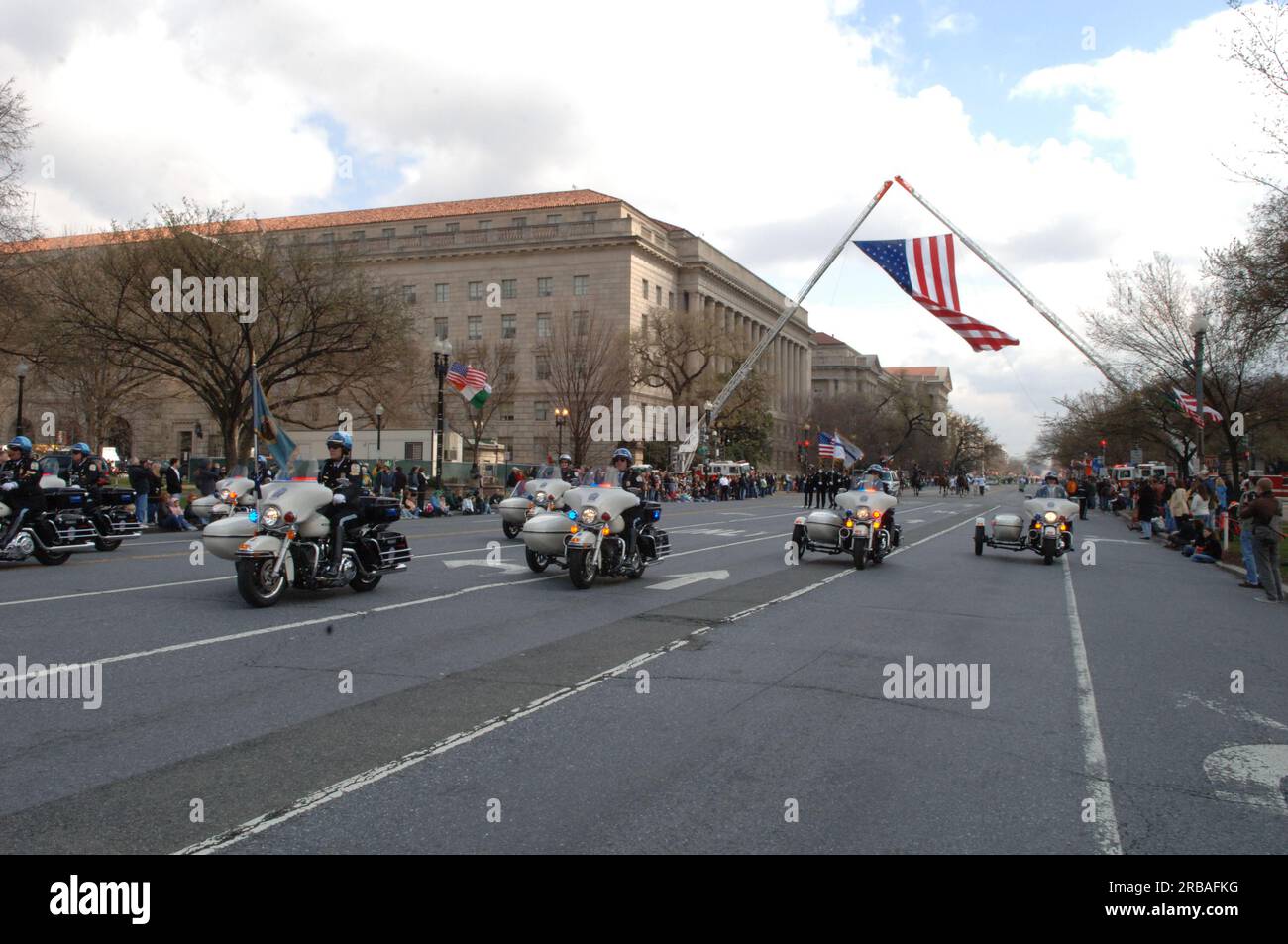 Annual St. Patrick's Day Parade along Constitution Avenue, Washington ...