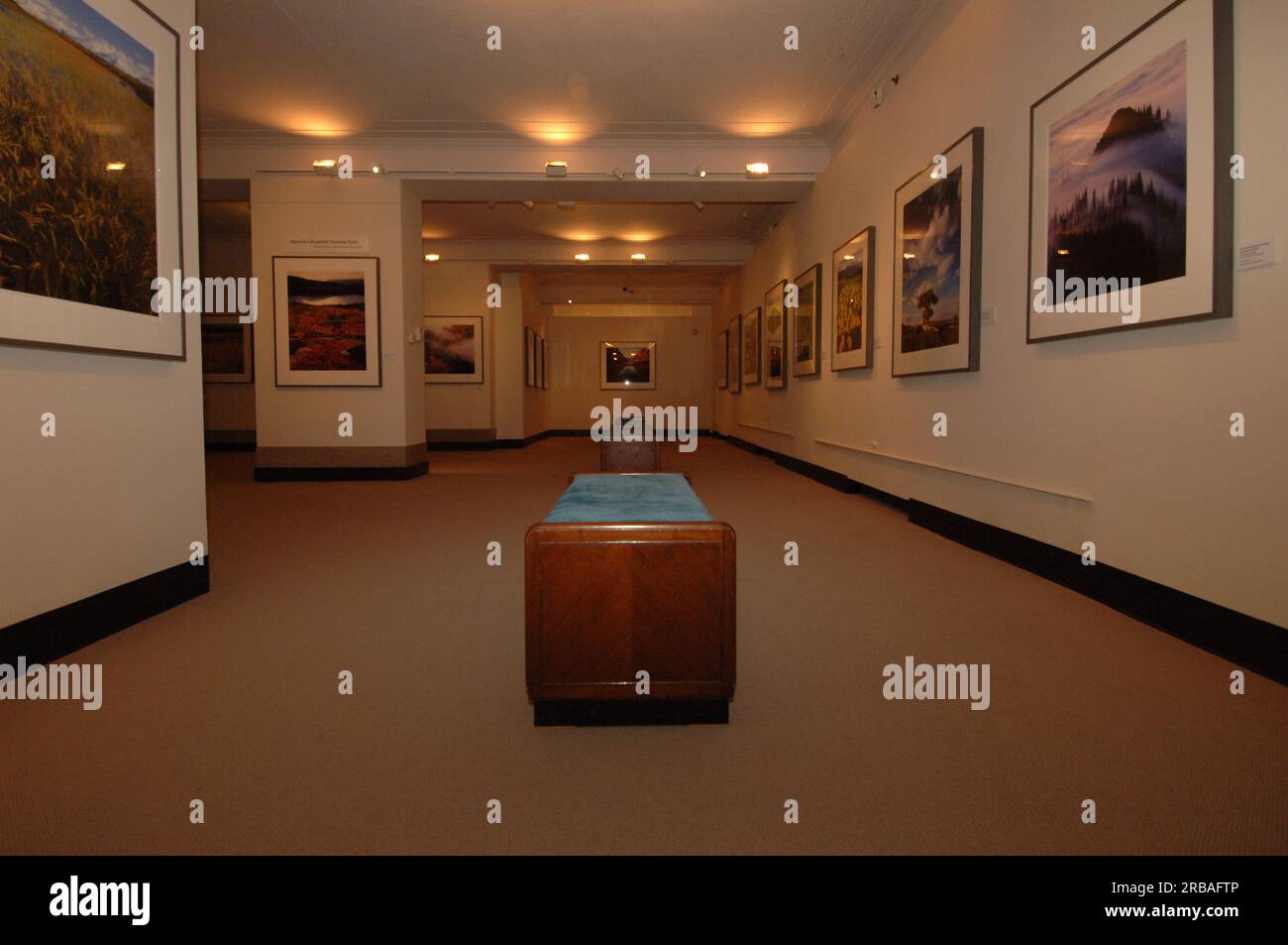 Interior Museum exhibits, viewing spaces Stock Photo - Alamy