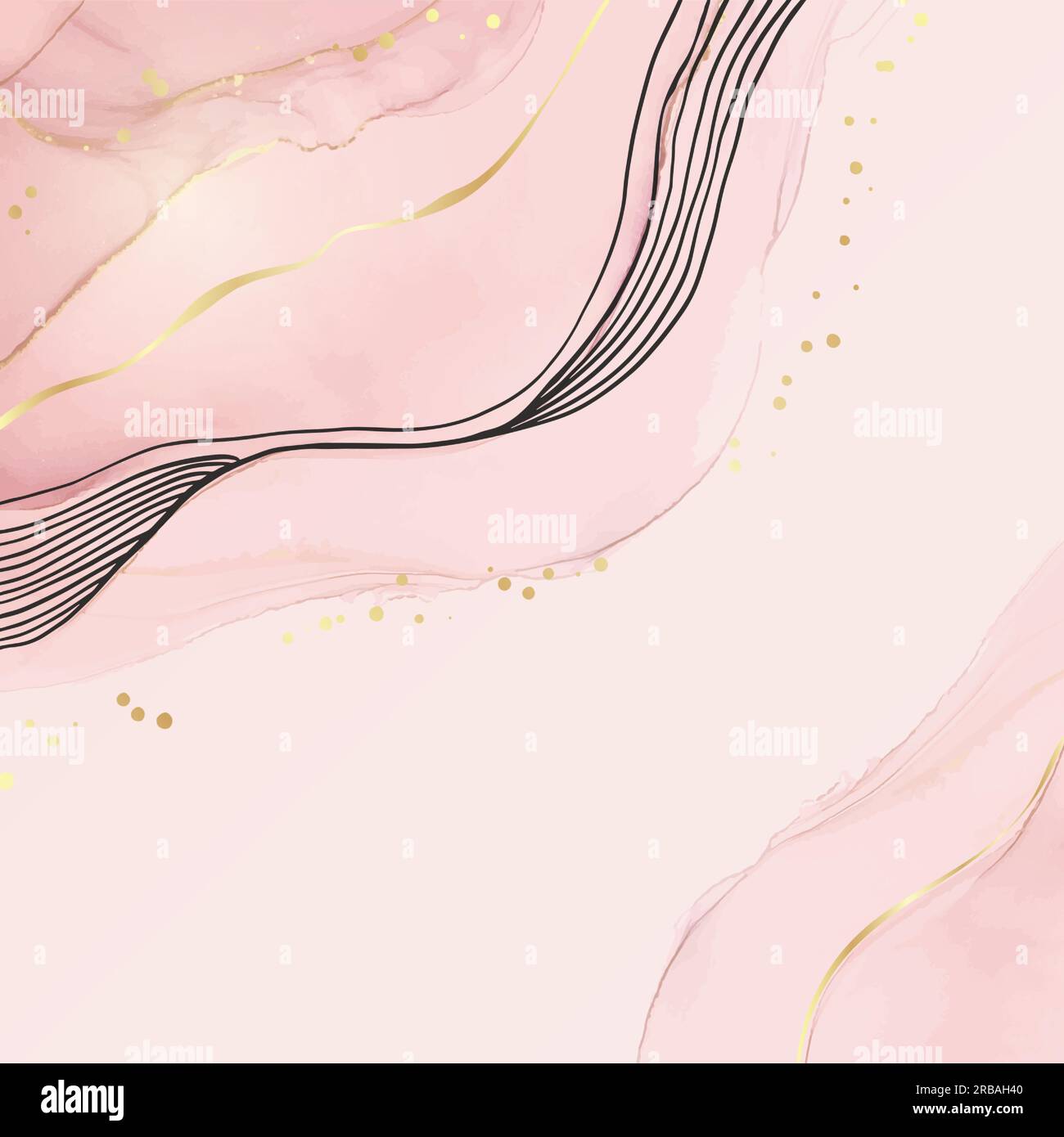 Blush And Gold Background
