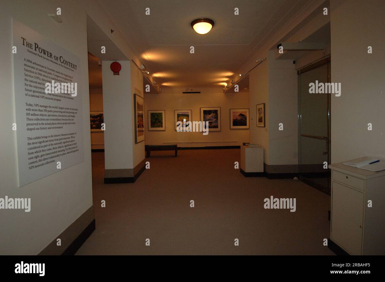 Interior Museum exhibits, viewing spaces Stock Photo - Alamy