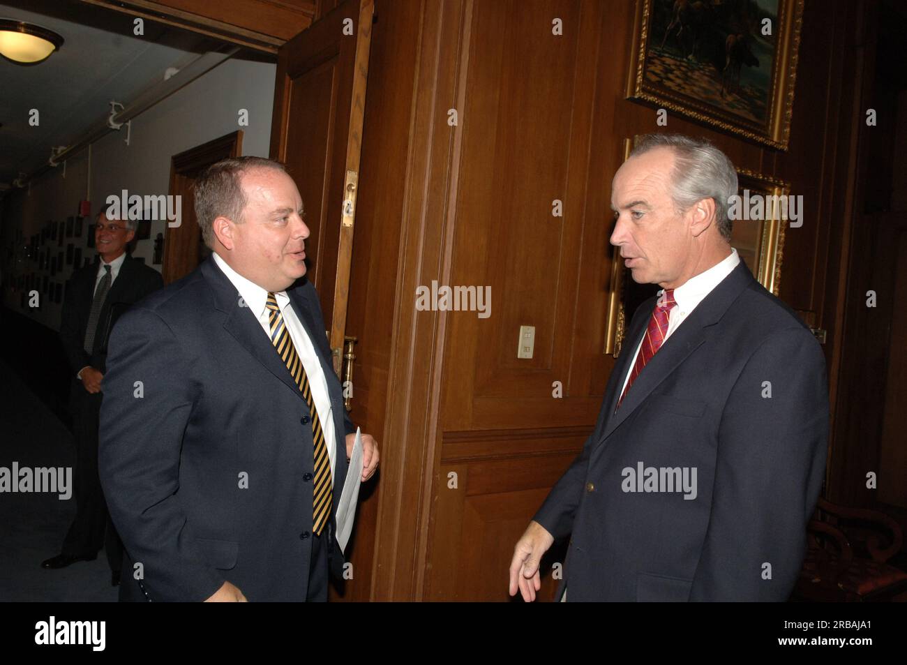 Secretary Dirk Kempthorne meeting at Main Interior with Idaho ...