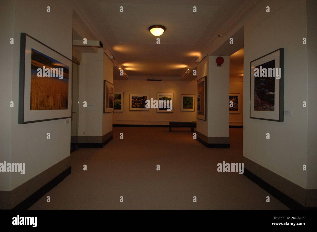 Interior Museum exhibits, viewing spaces Stock Photo - Alamy
