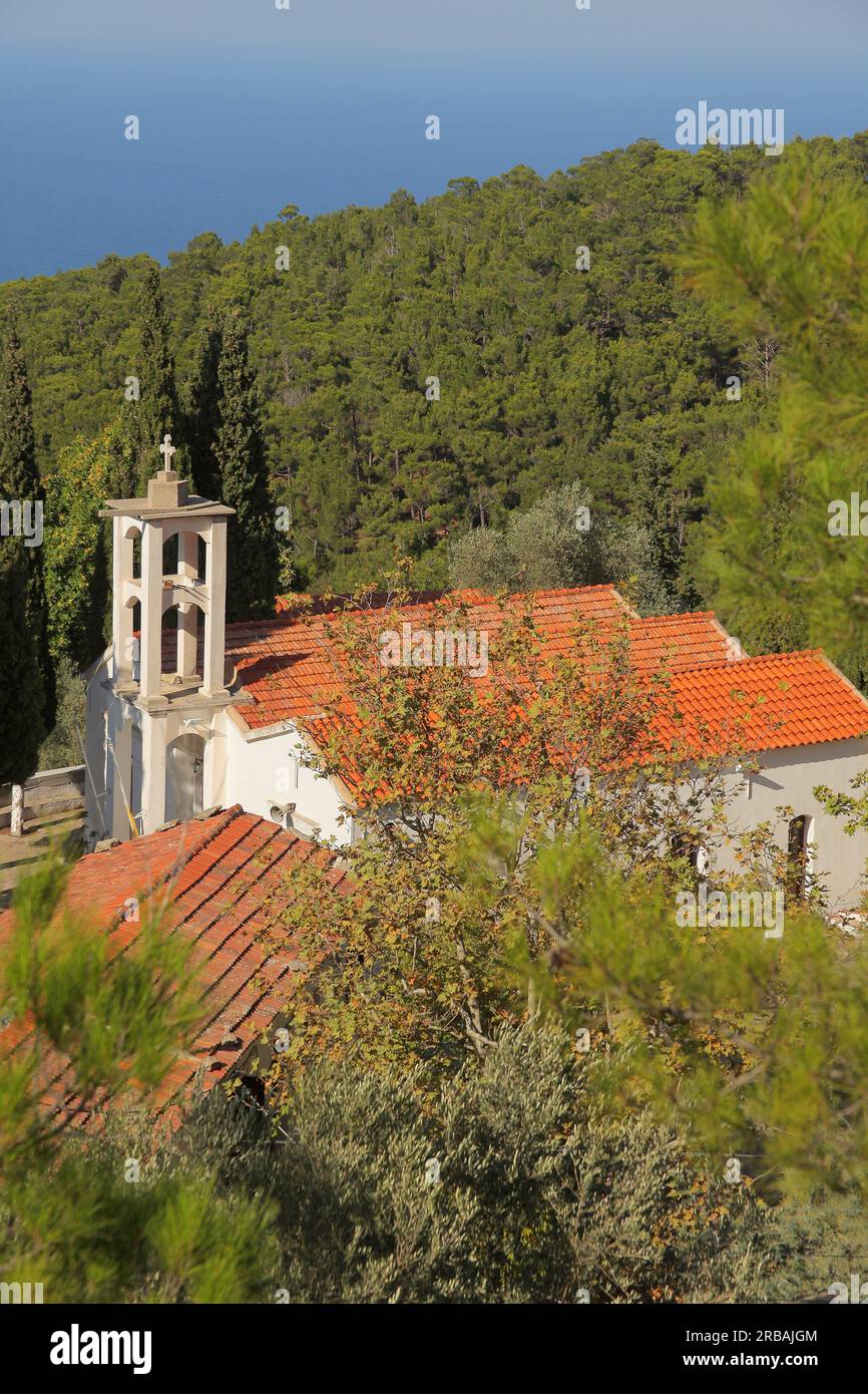 Ikaria monastery hi-res stock photography and images - Alamy