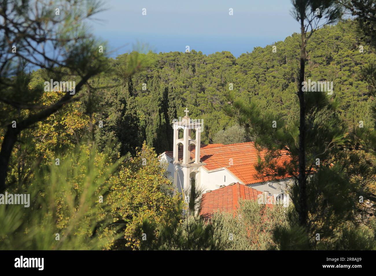 Monastery ikaria hi-res stock photography and images - Alamy
