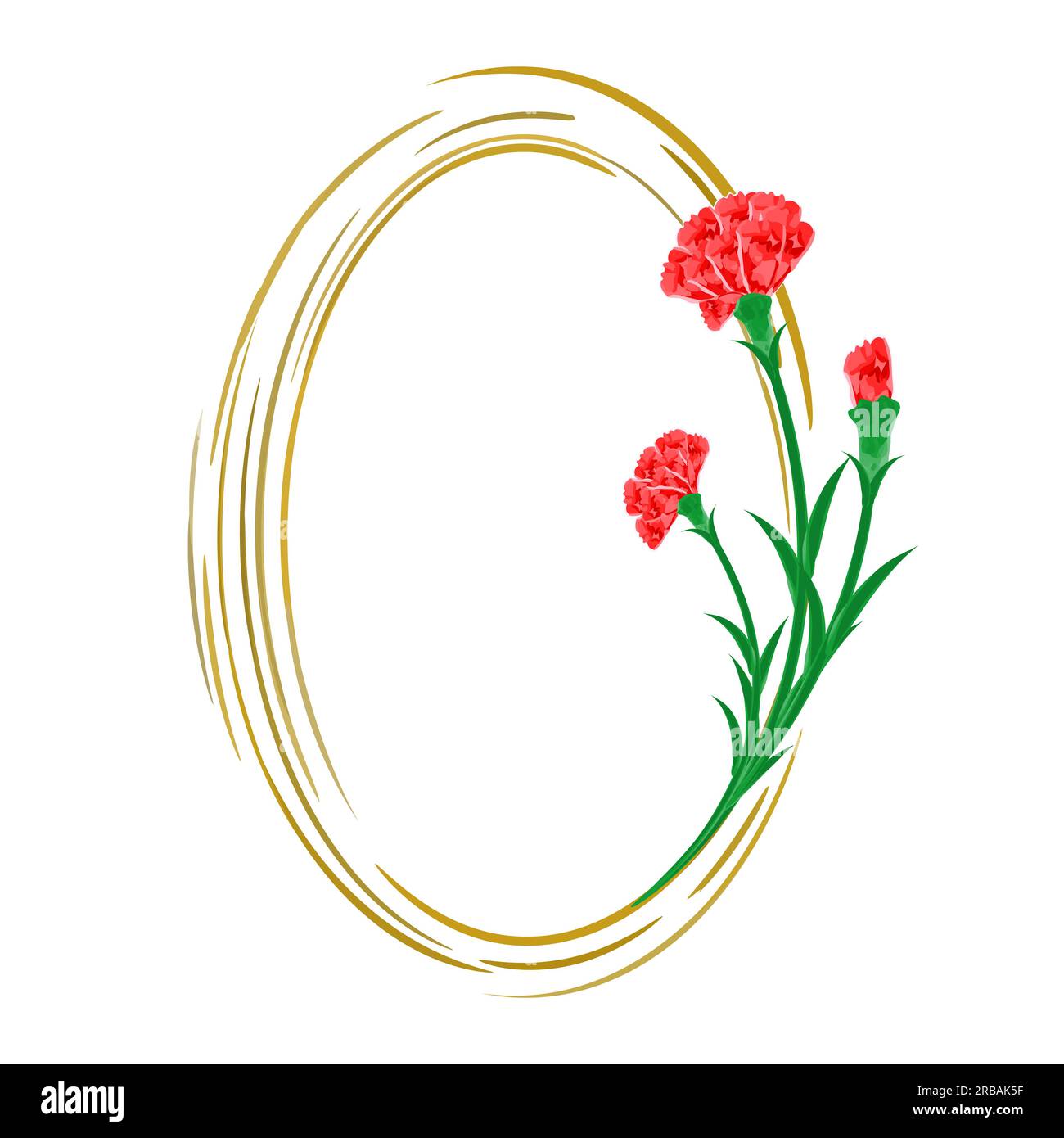 Red carnation burgundy background flower Stock Vector Images - Alamy