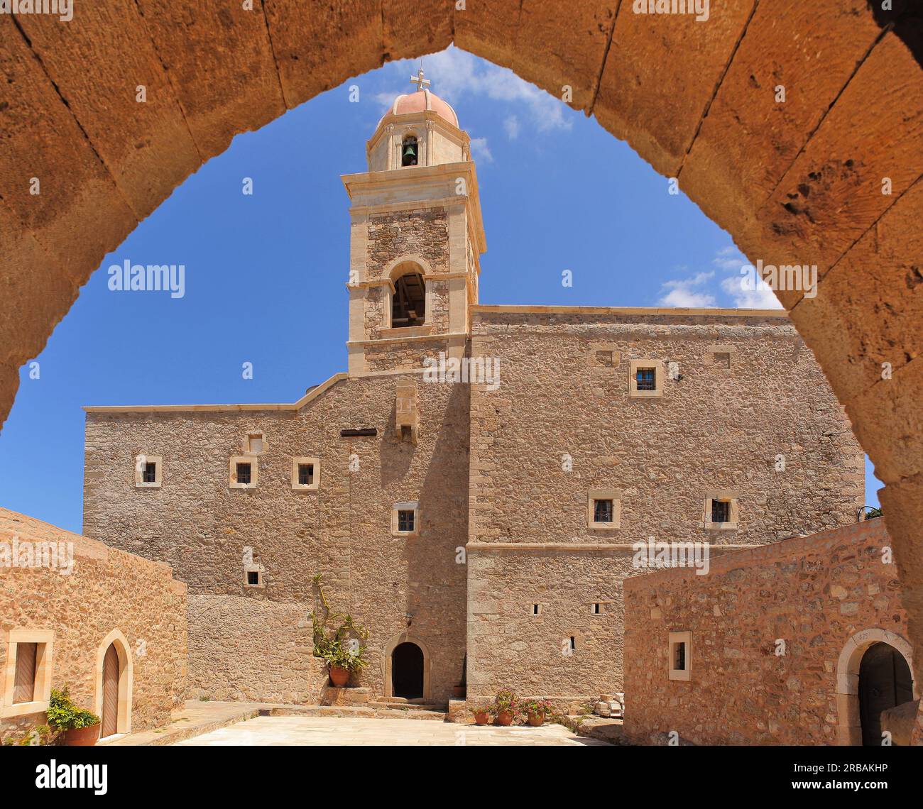 Monastery toplou crete hi-res stock photography and images - Alamy