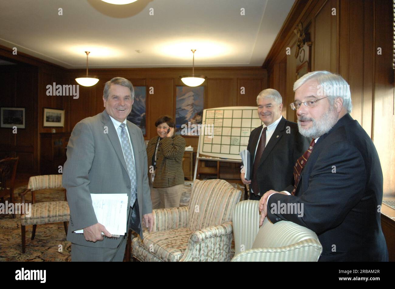 Candid views of Chief of Staff Brian Waidmann and other staff, in and ...