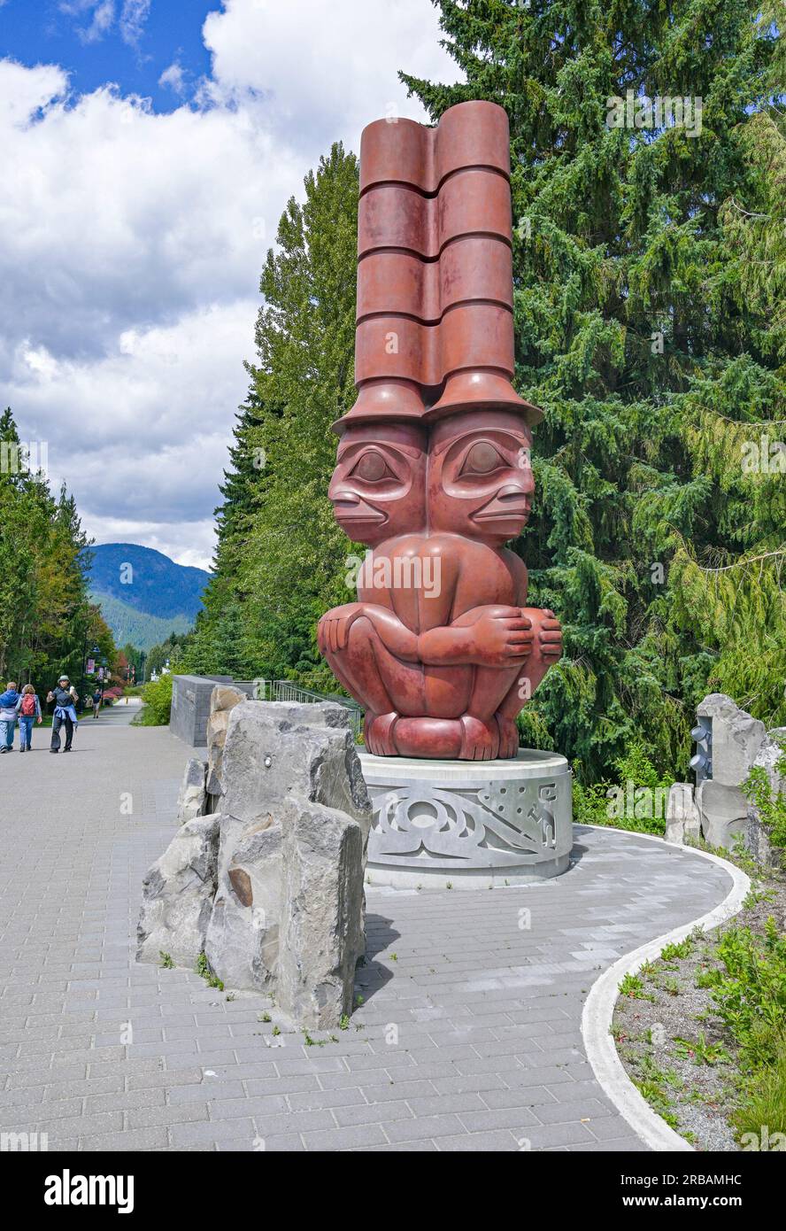 The Three Watchmen by Haida artist James Hart, aka 7idansuu, Whistler ...