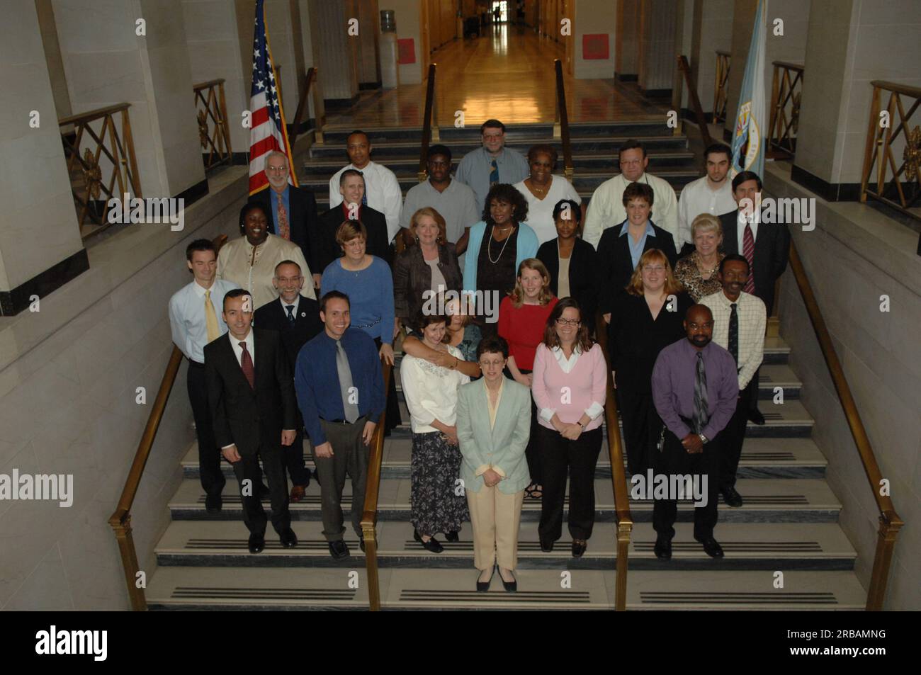 Group photo: Office of Budget Director Pamela Haze and staff members ...