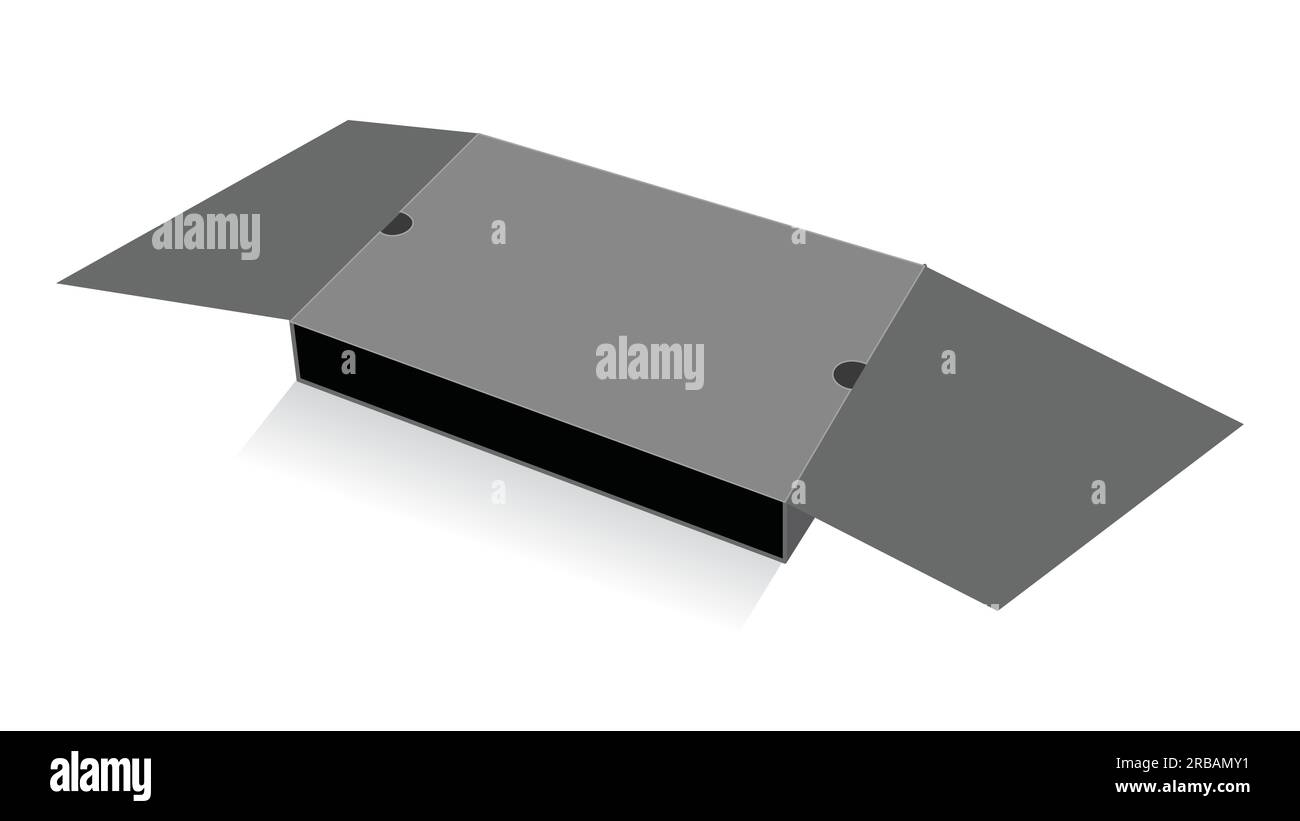 Custom box mockup Stock Vector Images - Alamy