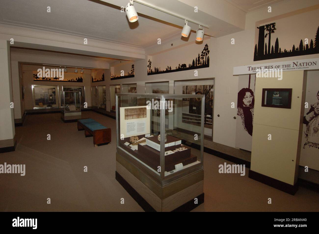 Interior Museum exhibits, viewing spaces Stock Photo - Alamy