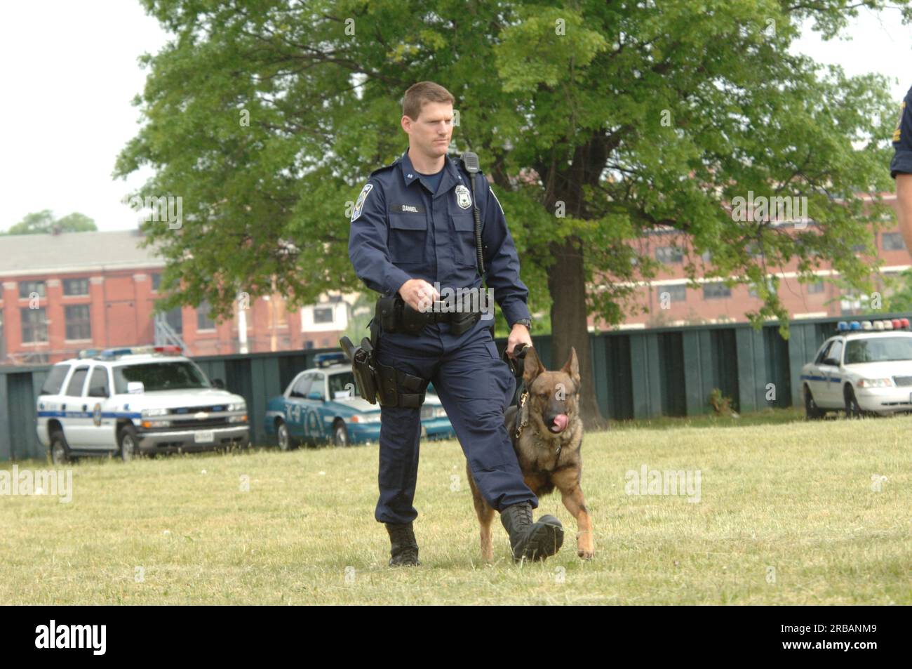 Law enforcement canine exercises on the occasion of the U.S. Park ...