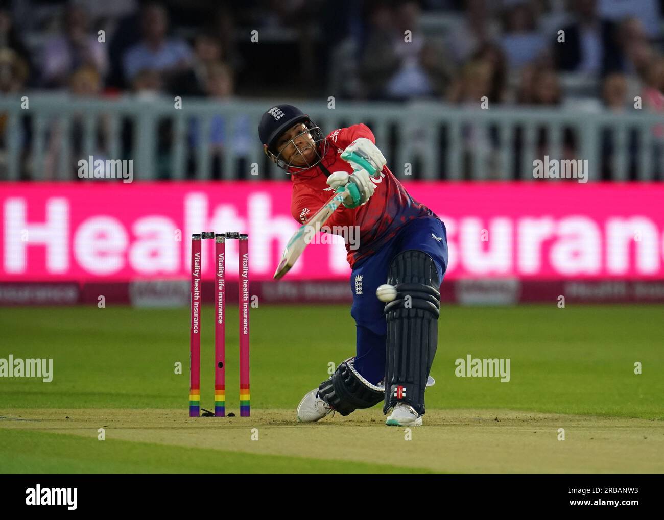 England's Sophia Dunkley batting during the third Vitality IT20 match ...